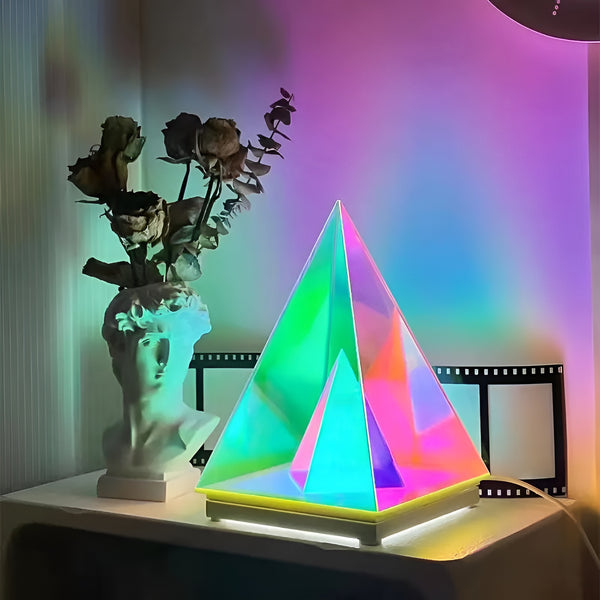 Crystal Light Pyramid – ZULIE E-COMMERCE LLC DBA LIT LAMP