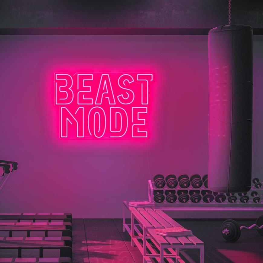 Beast Mode Neon Sign - ZULIE E-COMMERCE LLC DBA LIT LAMP