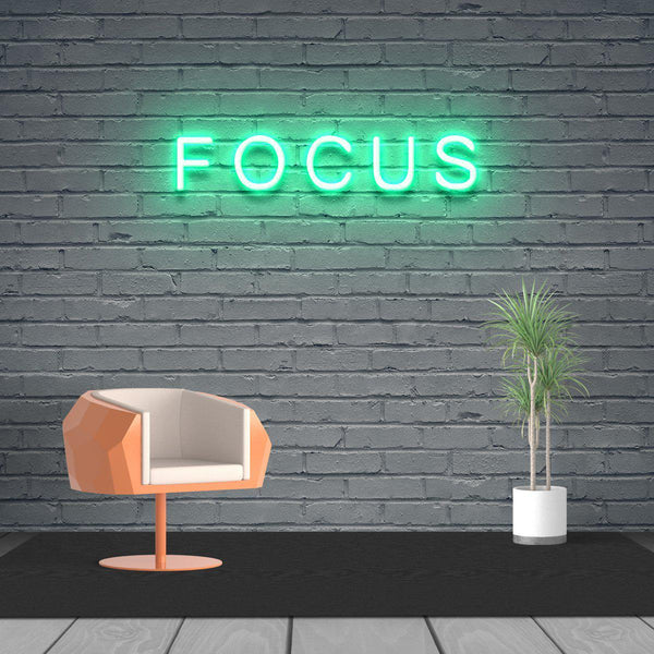 Focus Neon Sign - ZULIE E-COMMERCE LLC DBA LIT LAMP
