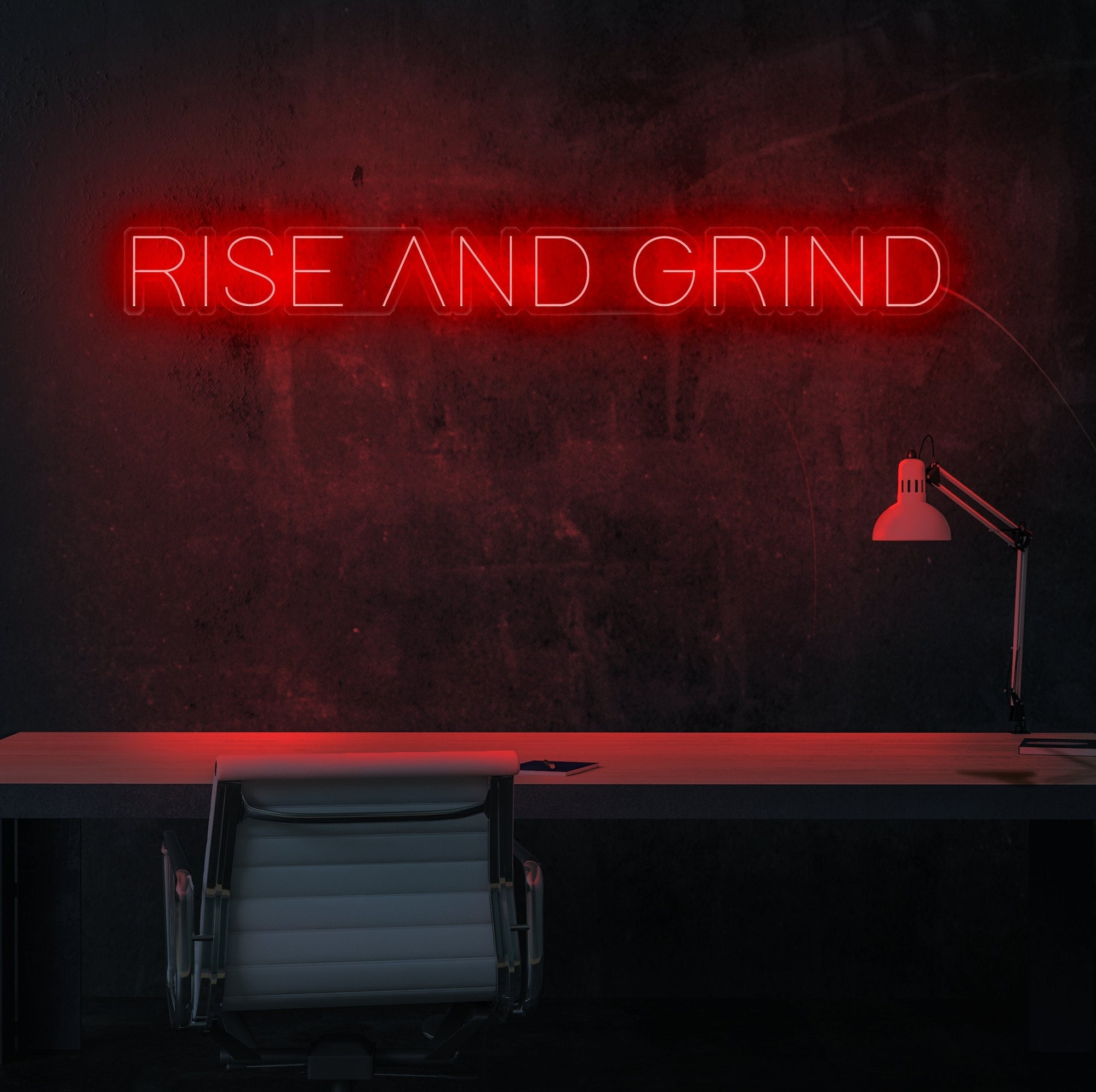 Rise and Grind Neon Sign - ZULIE E-COMMERCE LLC DBA LIT LAMP
