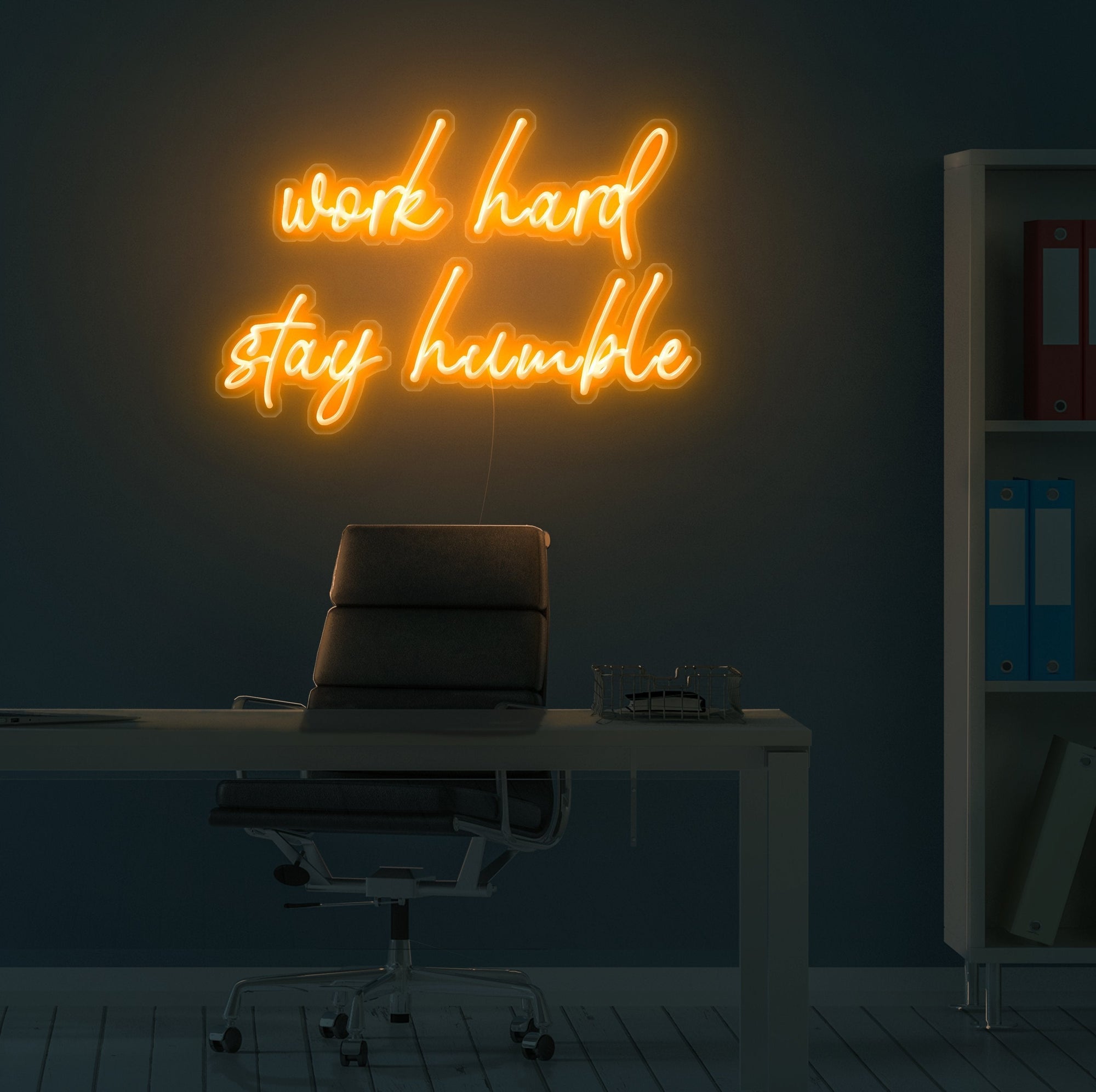 Work Hard Stay Humble Neon Sign - ZULIE E-COMMERCE LLC DBA LIT LAMP