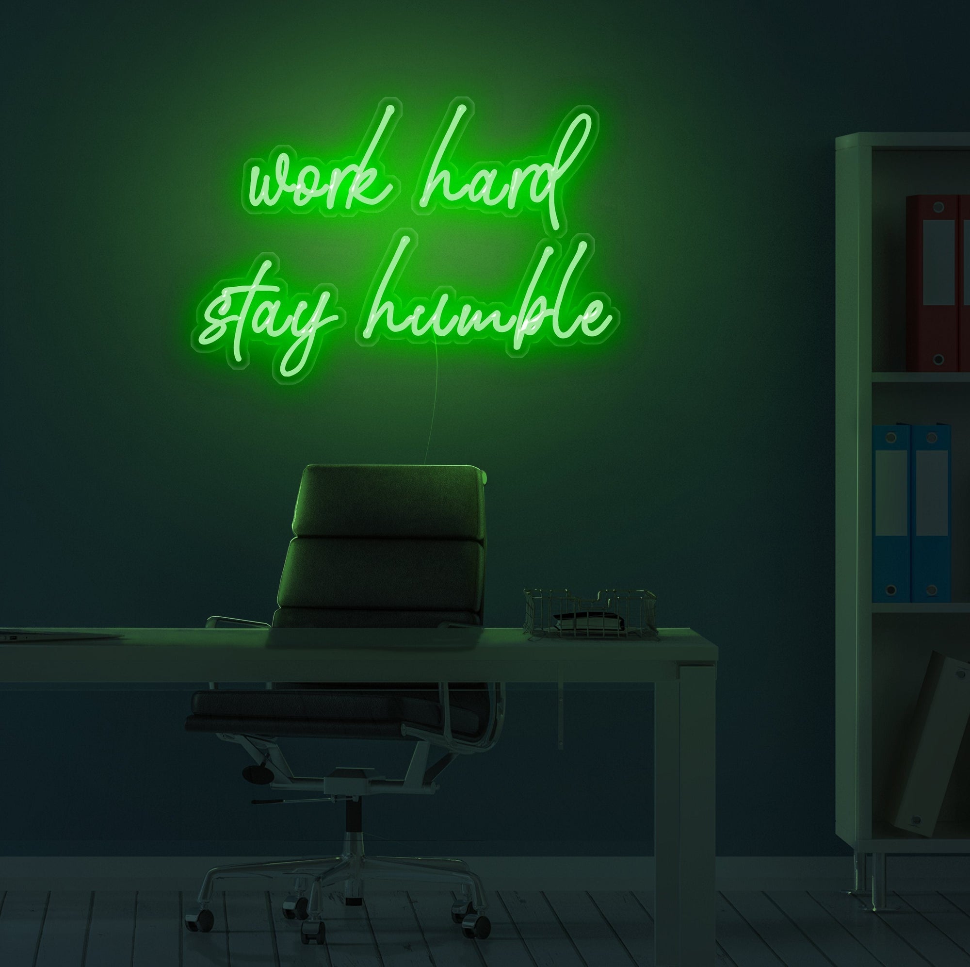 Work Hard Stay Humble Neon Sign - ZULIE E-COMMERCE LLC DBA LIT LAMP