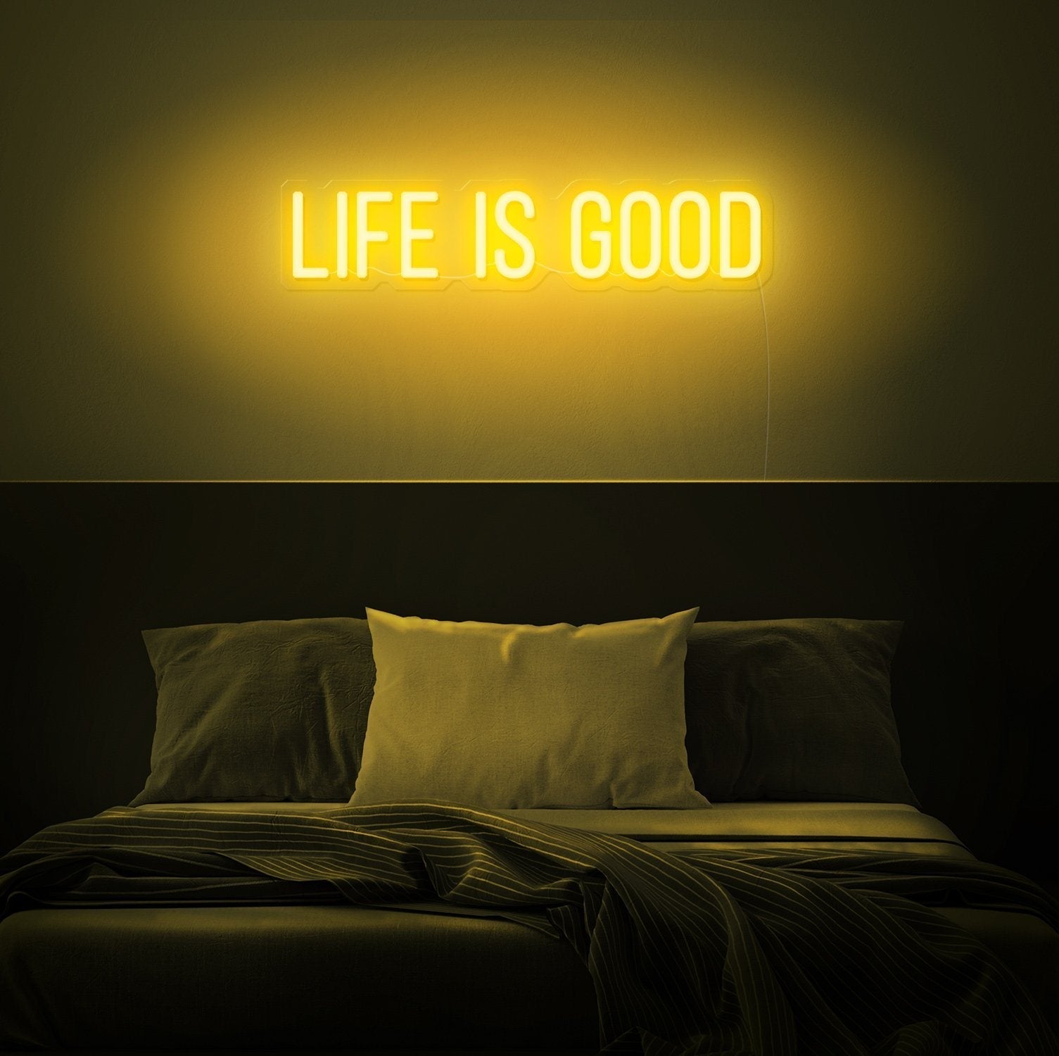 Life Is Good Neon Sign - ZULIE E-COMMERCE LLC DBA LIT LAMP