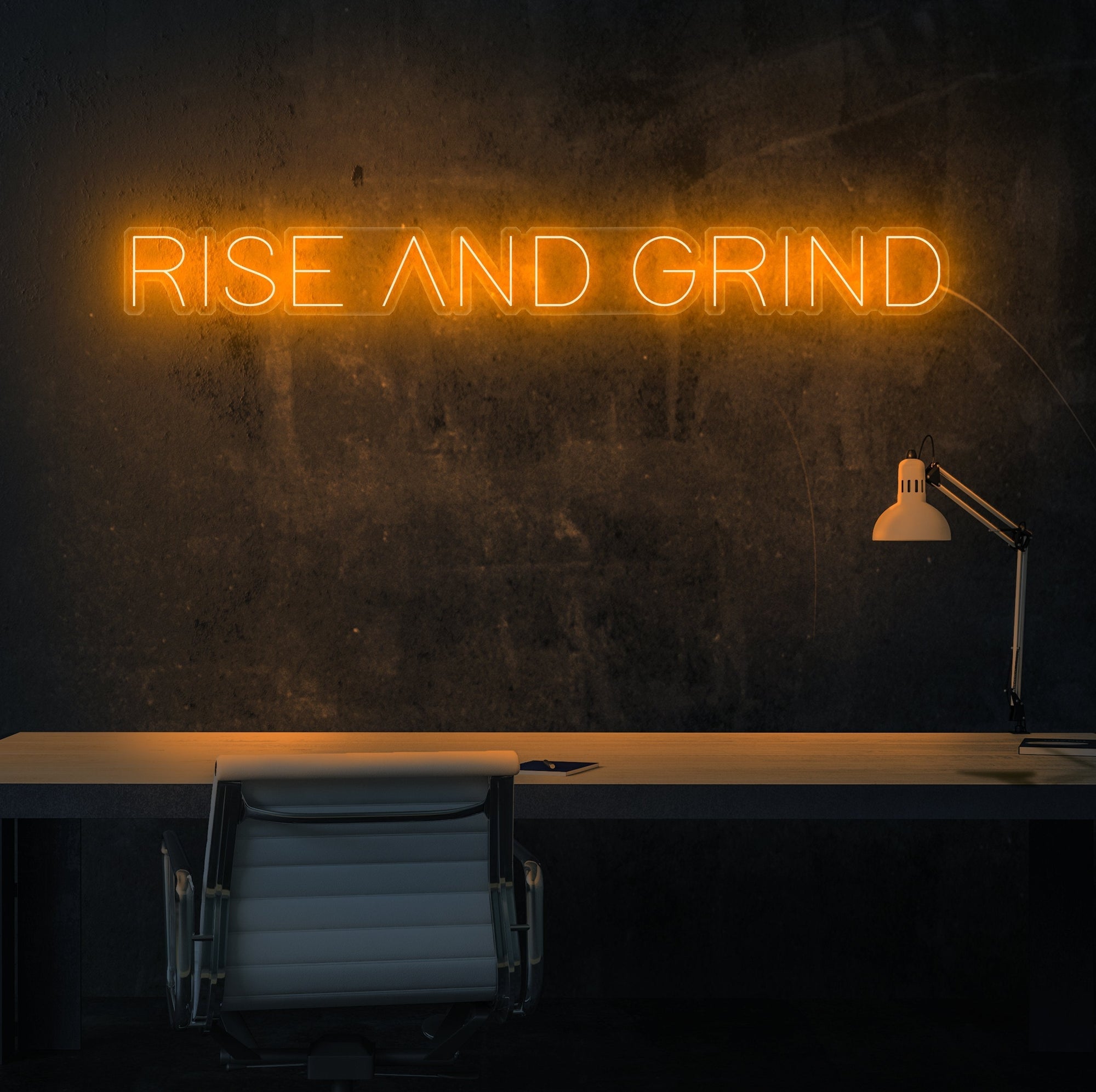 Rise and Grind Neon Sign - ZULIE E-COMMERCE LLC DBA LIT LAMP