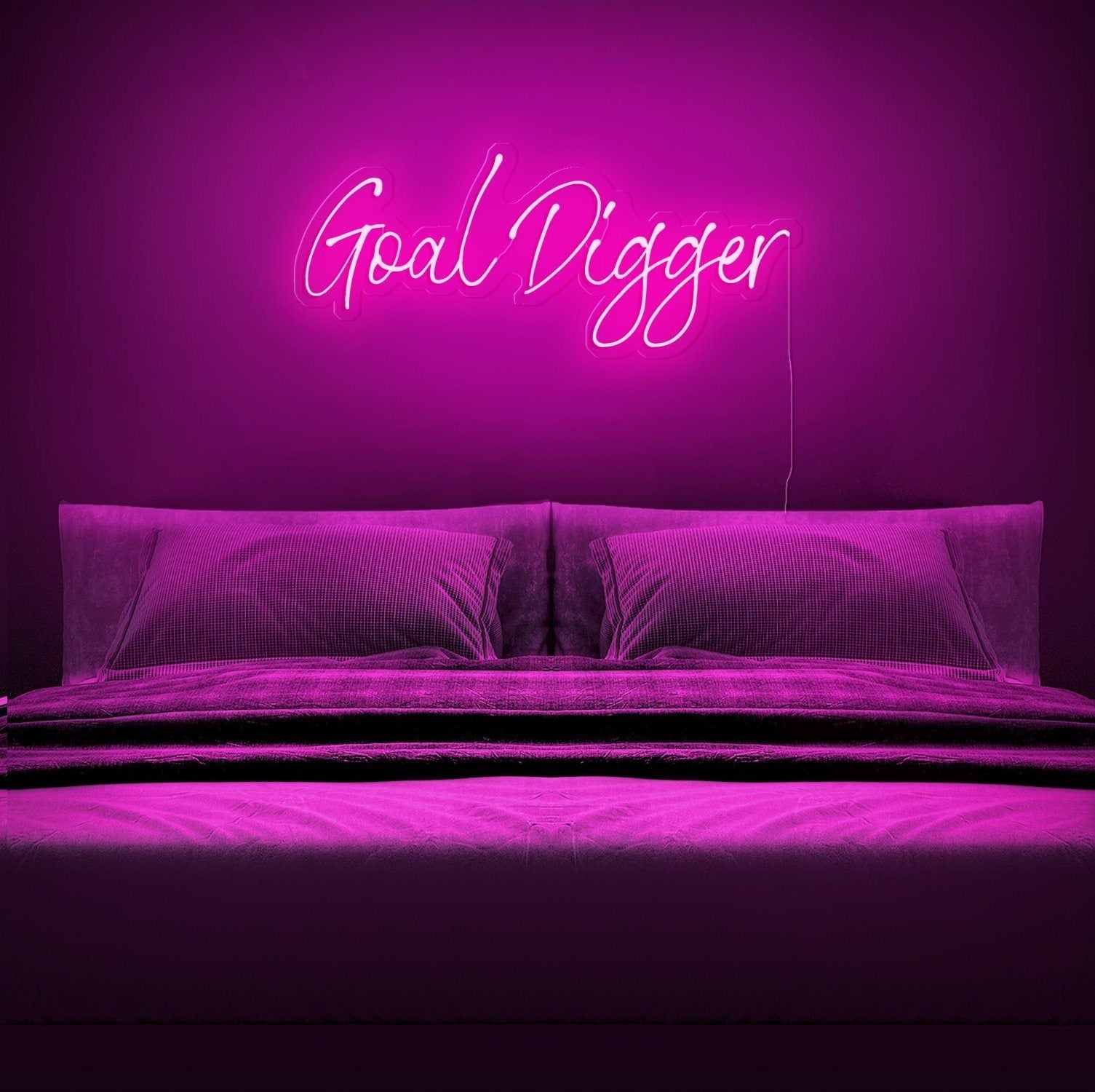 Goal Digger Neon Sign - ZULIE E-COMMERCE LLC DBA LIT LAMP