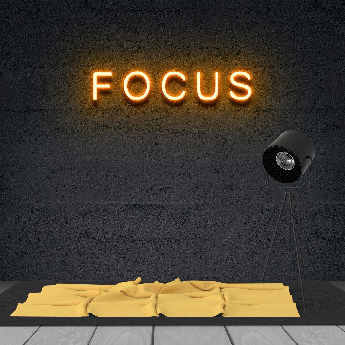 Focus Neon Sign – ZULIE E-COMMERCE LLC DBA LIT LAMP